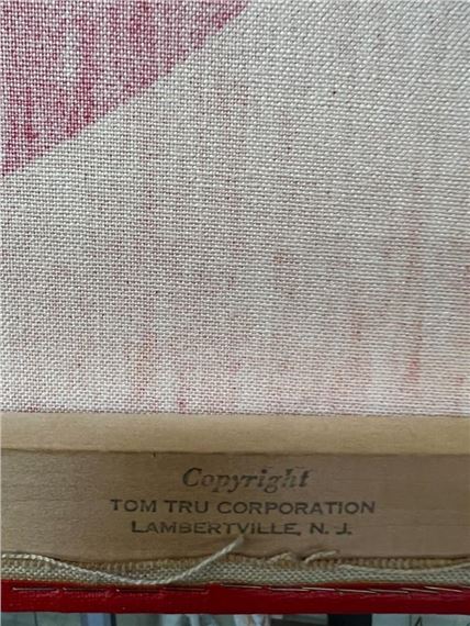 Robert Bushong | Abstract Monochromatic Red Silkscreen | MutualArt