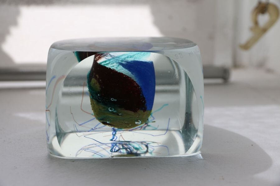 Claude Morin | Paperweight cube (1985) | MutualArt