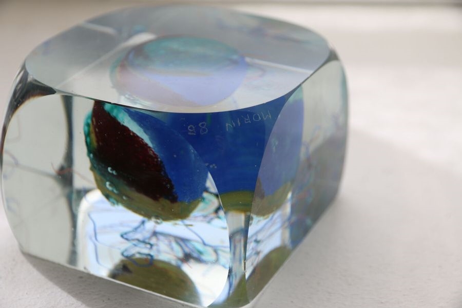 Claude Morin | Paperweight cube (1985) | MutualArt