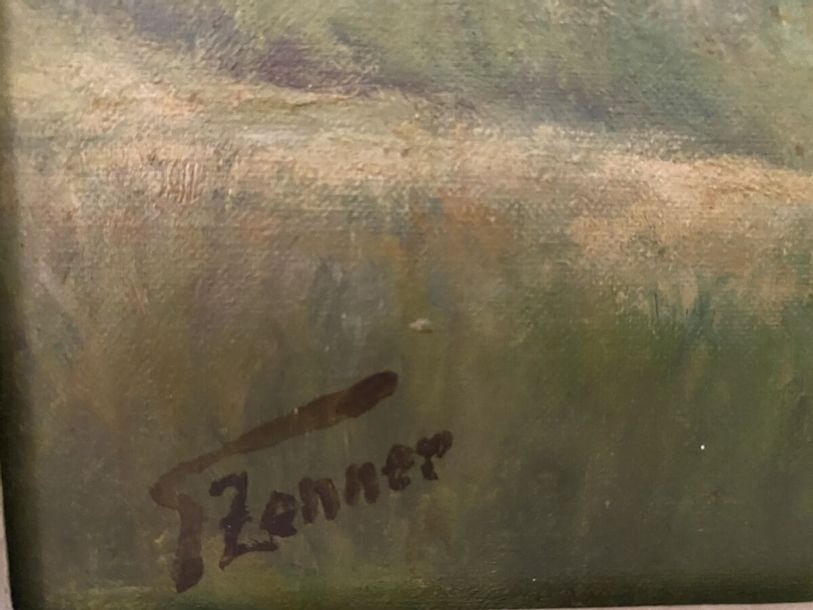 Georges Zenner | Boats on the pond in Trilport (Seine et marne) | MutualArt