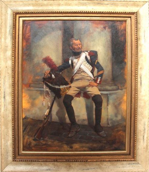 Keith Rocco | Soldat de l'Empire au repos | MutualArt