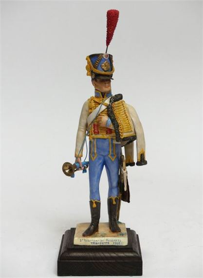 Bernard Belluc | Cinquième régiment de hussard trompette 1806 | MutualArt