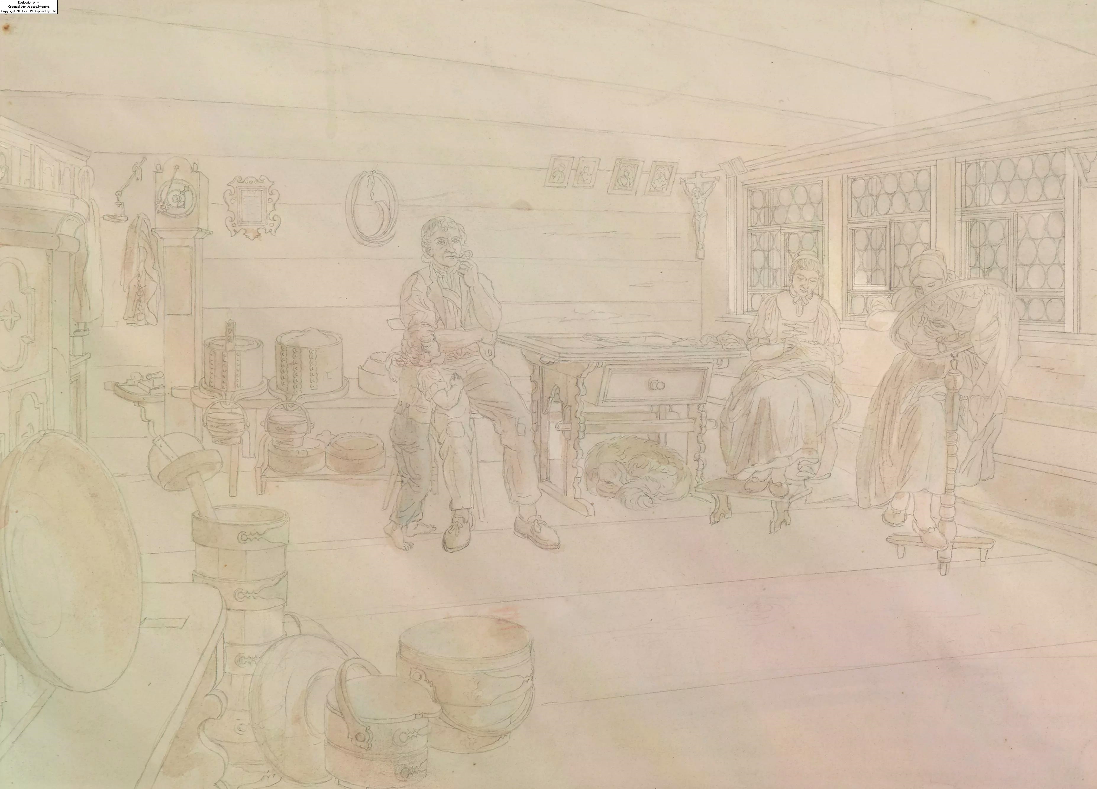 Johannes Schiess | Appenzeller Bauernstube | MutualArt