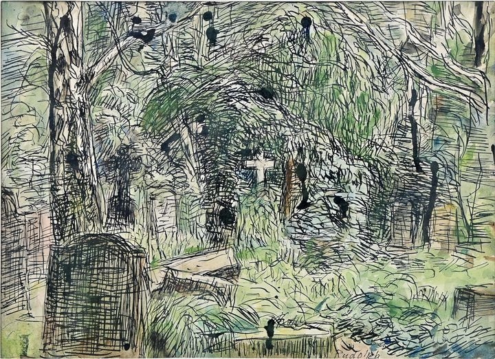 Wilhelm Rudolph | Friedhof | MutualArt