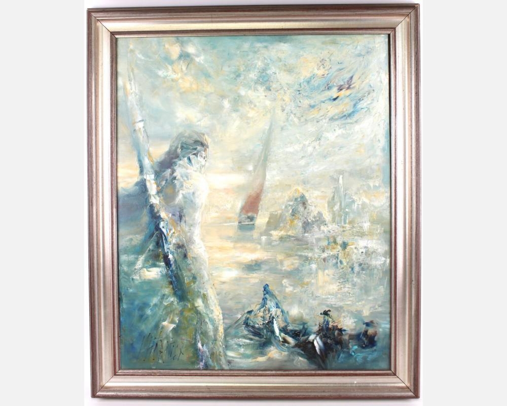 Gilbert L'Heritier | Barque en bord de côte | MutualArt