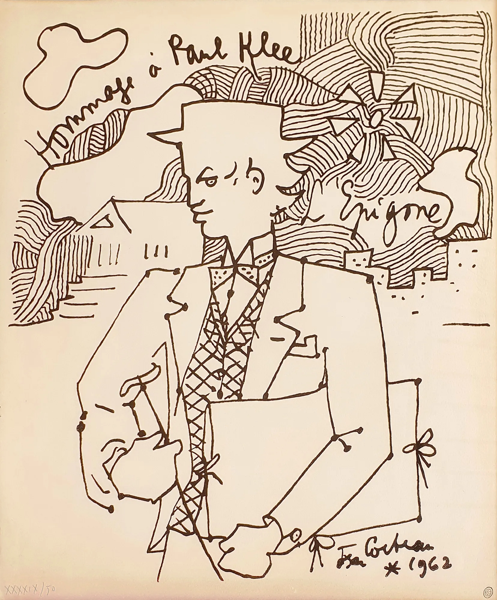 Jean Cocteau | Hommage à Paul Klee, Epigone | MutualArt