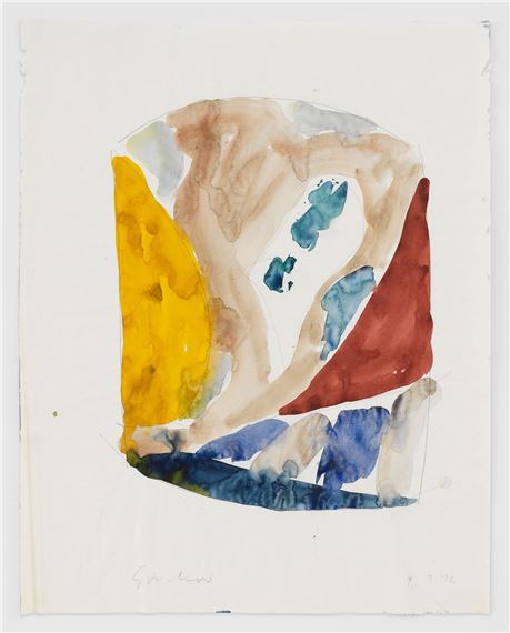 Ron Gorchov: Watercolors 1968 –... | Exhibitions | MutualArt