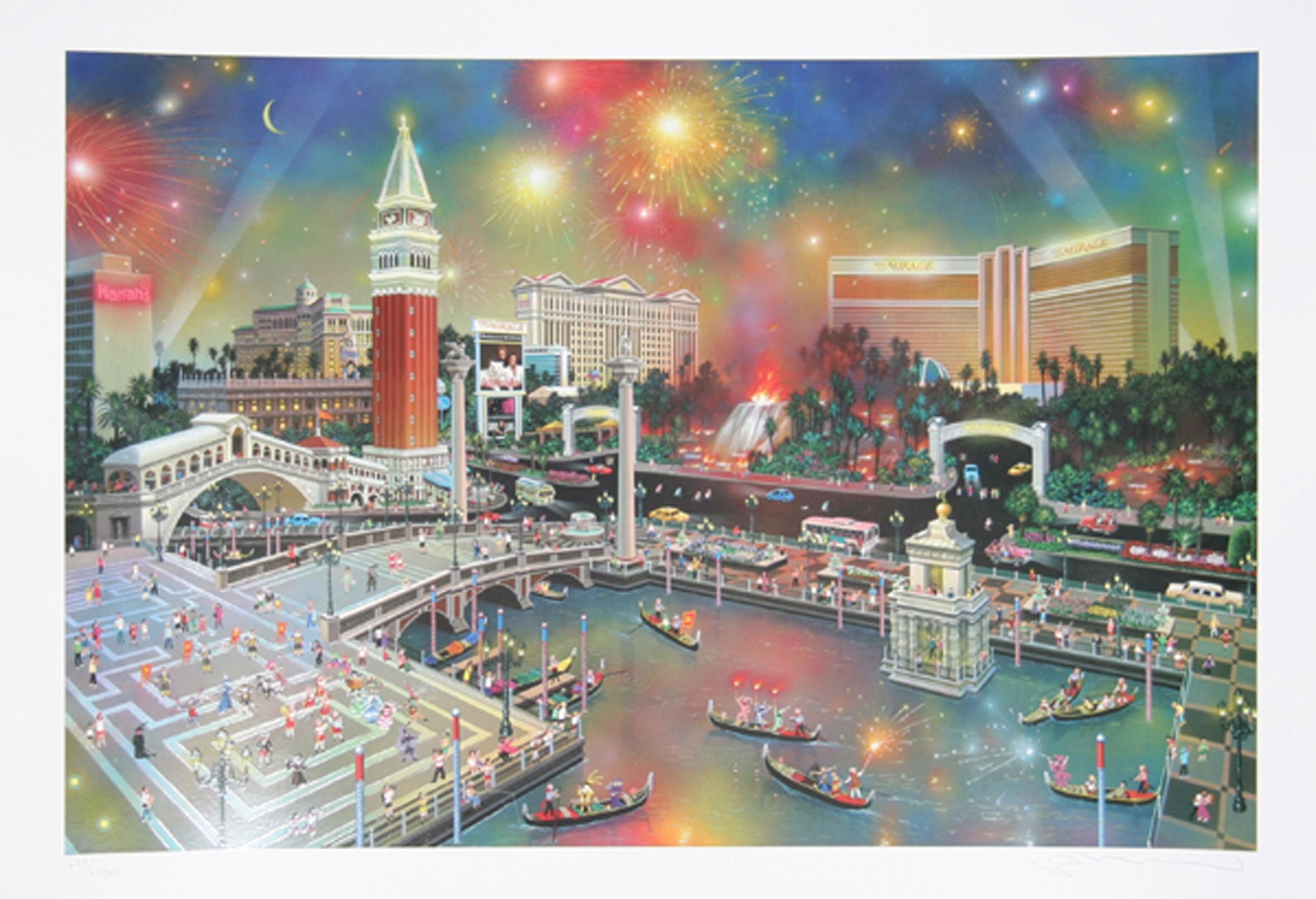 Alexander Chen | Grand View of Las Vegas (1952) | MutualArt