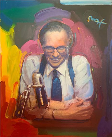 Peter Max | Larry King (2007) | MutualArt