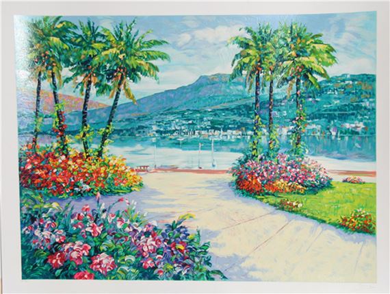 Alex Perez | Village View III (1946) | MutualArt