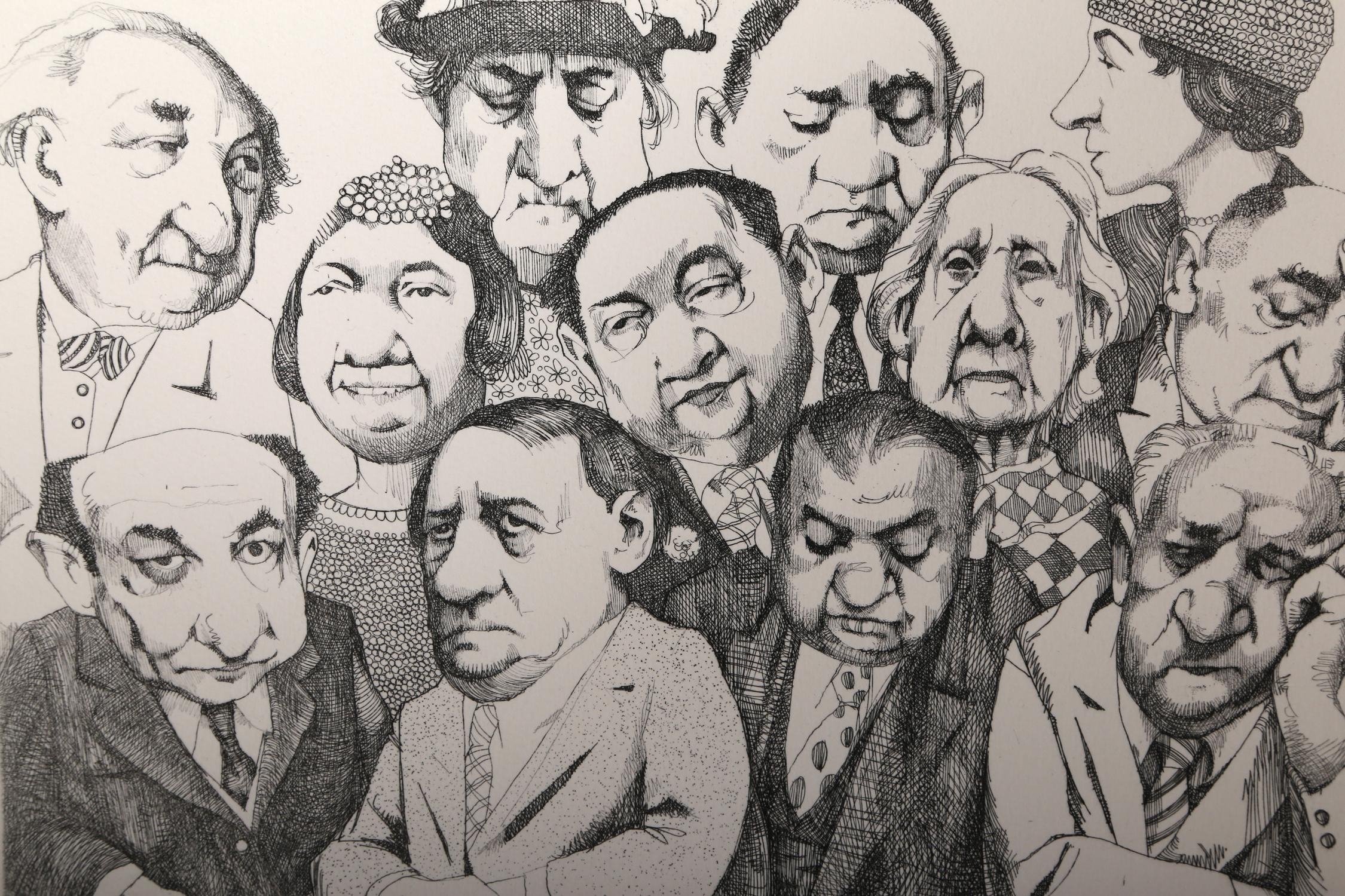 Charles Bragg | The Jury 2 (Circa 1970) | MutualArt