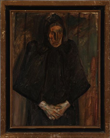 Ejnar August Nielsen | En gammel Kone (1918) | MutualArt