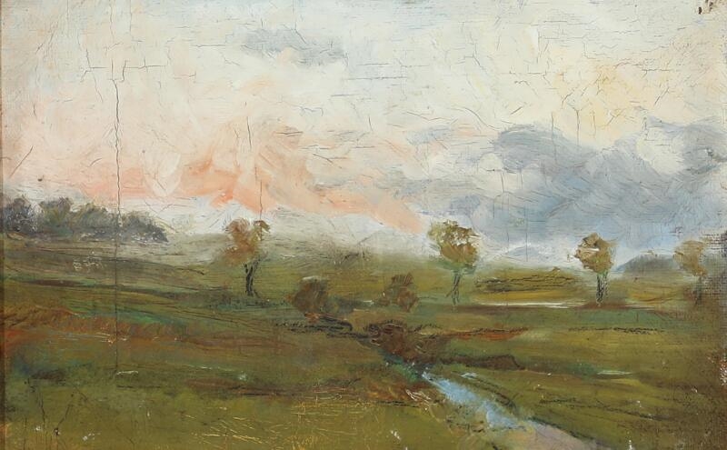 Albert Gottschalk | Hazy landscape | MutualArt