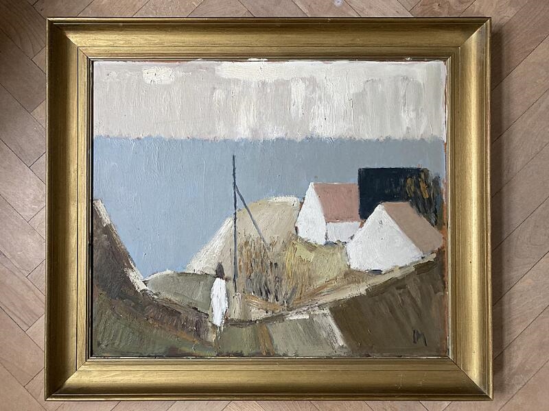 Leon Møller | Landscape with figure | MutualArt