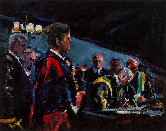 Michael Hanrahan | PRESIDENT KENNEDY AT ST PATRICK'S HALL | MutualArt