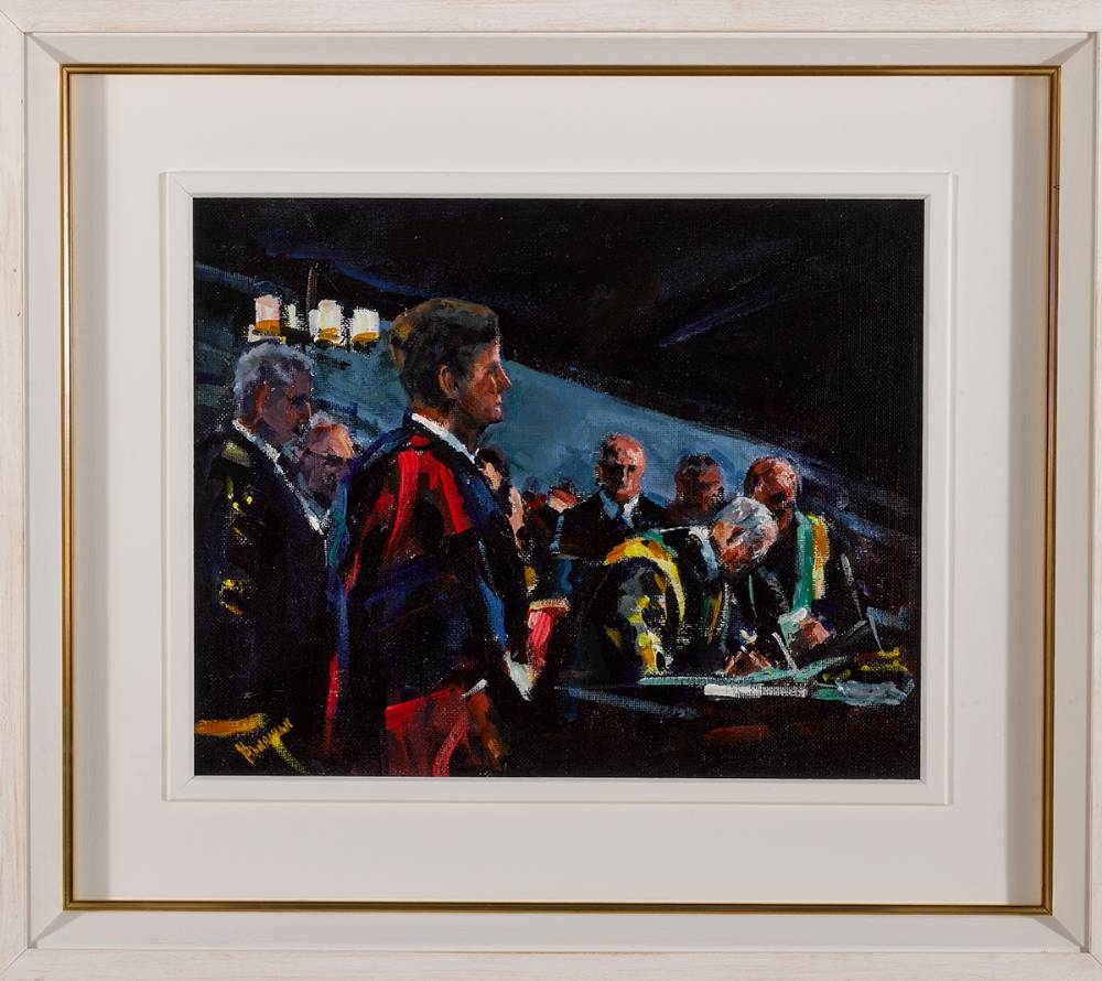 Michael Hanrahan | PRESIDENT KENNEDY AT ST PATRICK'S HALL | MutualArt