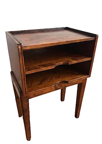 Willy Beck | Telephone table of stained wood | MutualArt