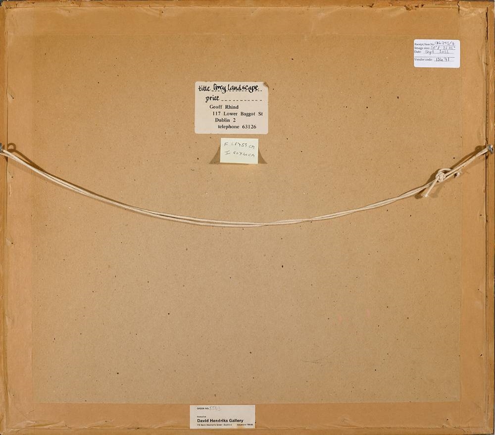 Geoff Rhind | GREY LANDSCAPE (1974) | MutualArt