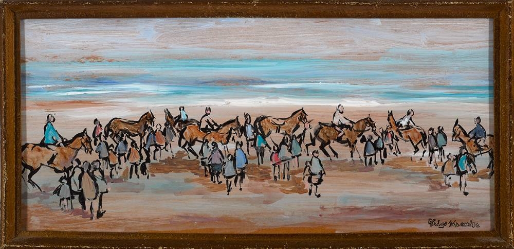 Gladys MacCabe | RACES ON THE BEACH | MutualArt