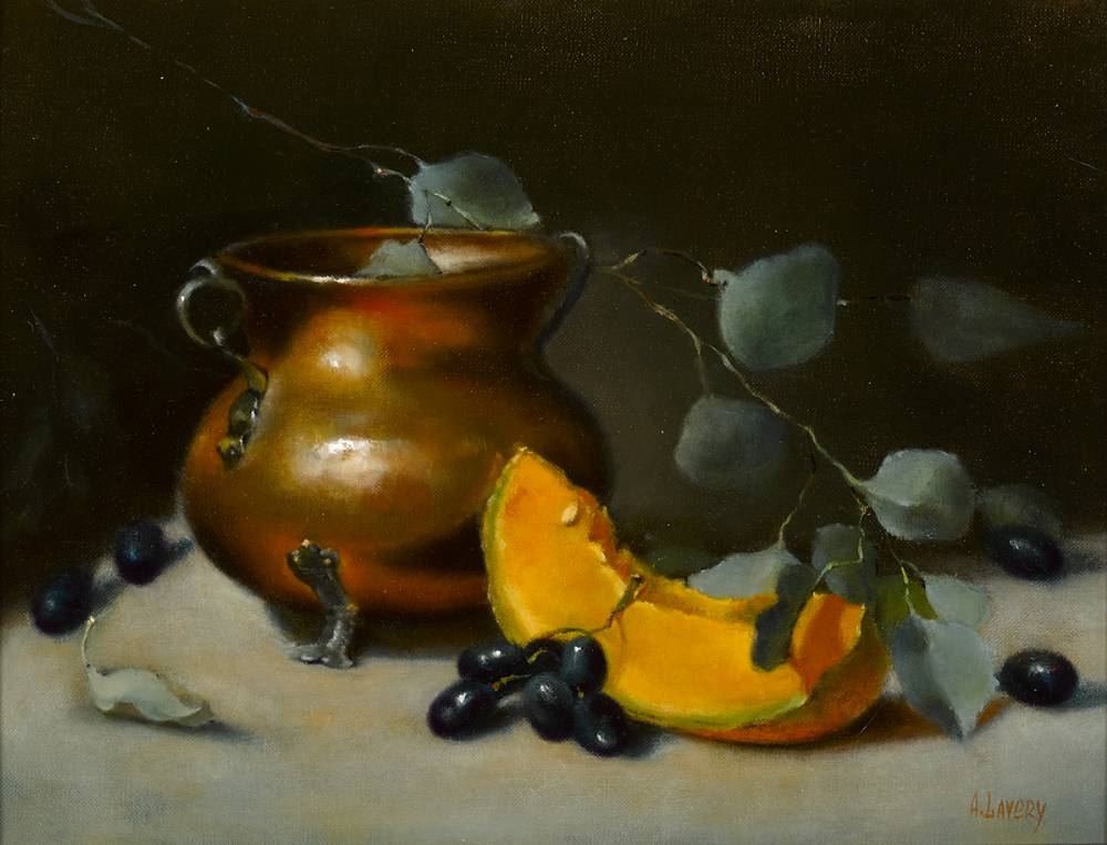 Alana Lavery | STILL LIFE WITH PUMPKIN | MutualArt