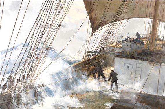 Montague Dawson | 'On the High Seas' | MutualArt