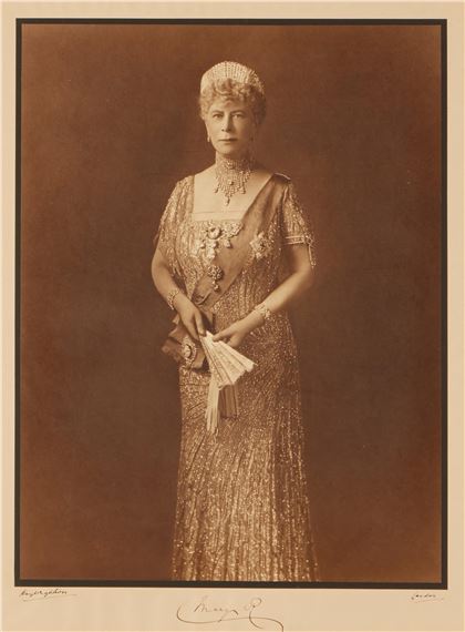 Hay Wrightson | MAMMOTH PHOTOGRAPH OF QUEEN MARY. | MutualArt
