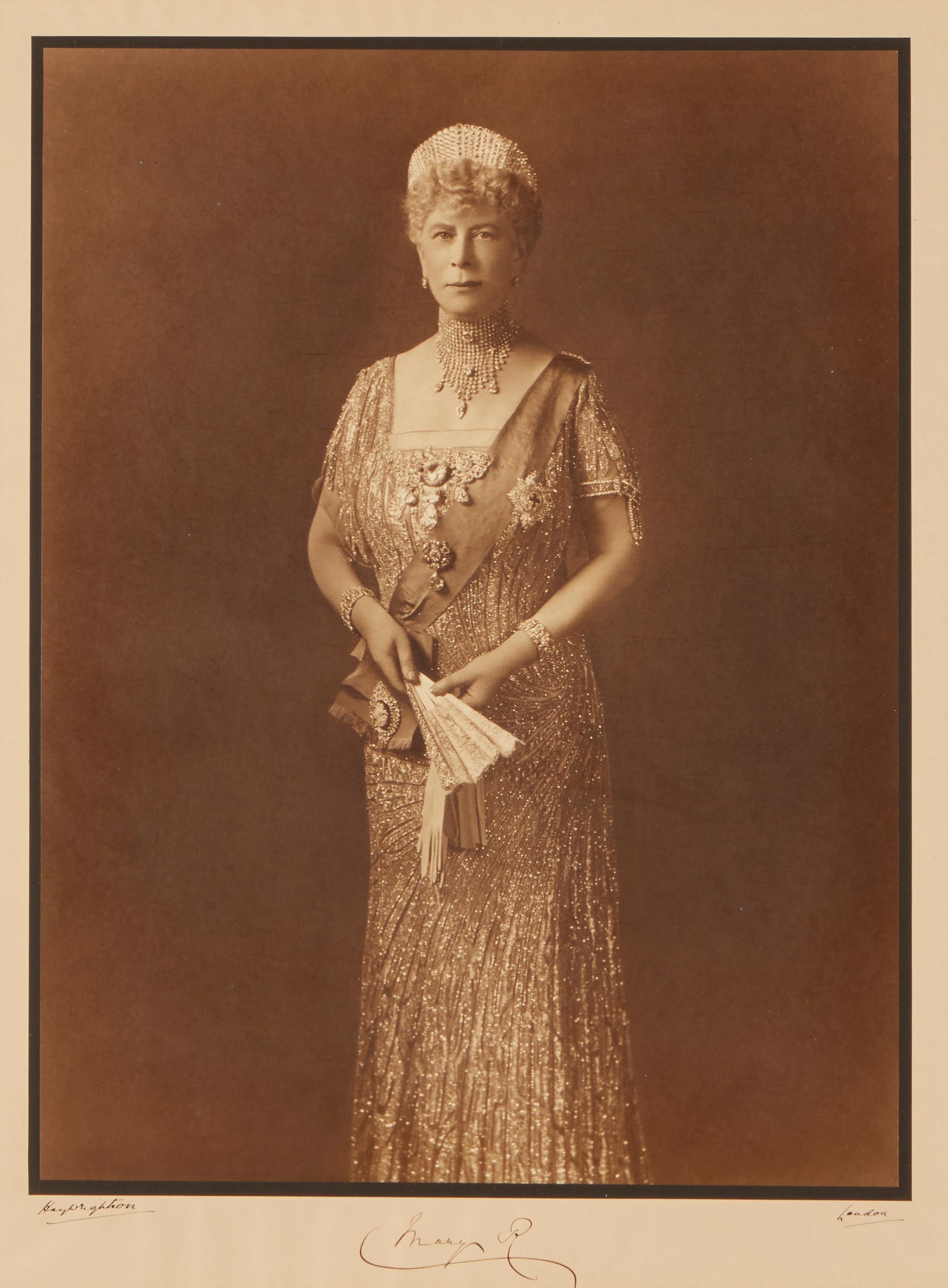 Hay Wrightson | MAMMOTH PHOTOGRAPH OF QUEEN MARY. | MutualArt