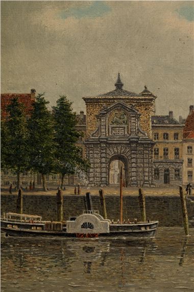 Constant Mommaers | The 'Waterpoort' [Watergate] in Antwerp at Sint ...