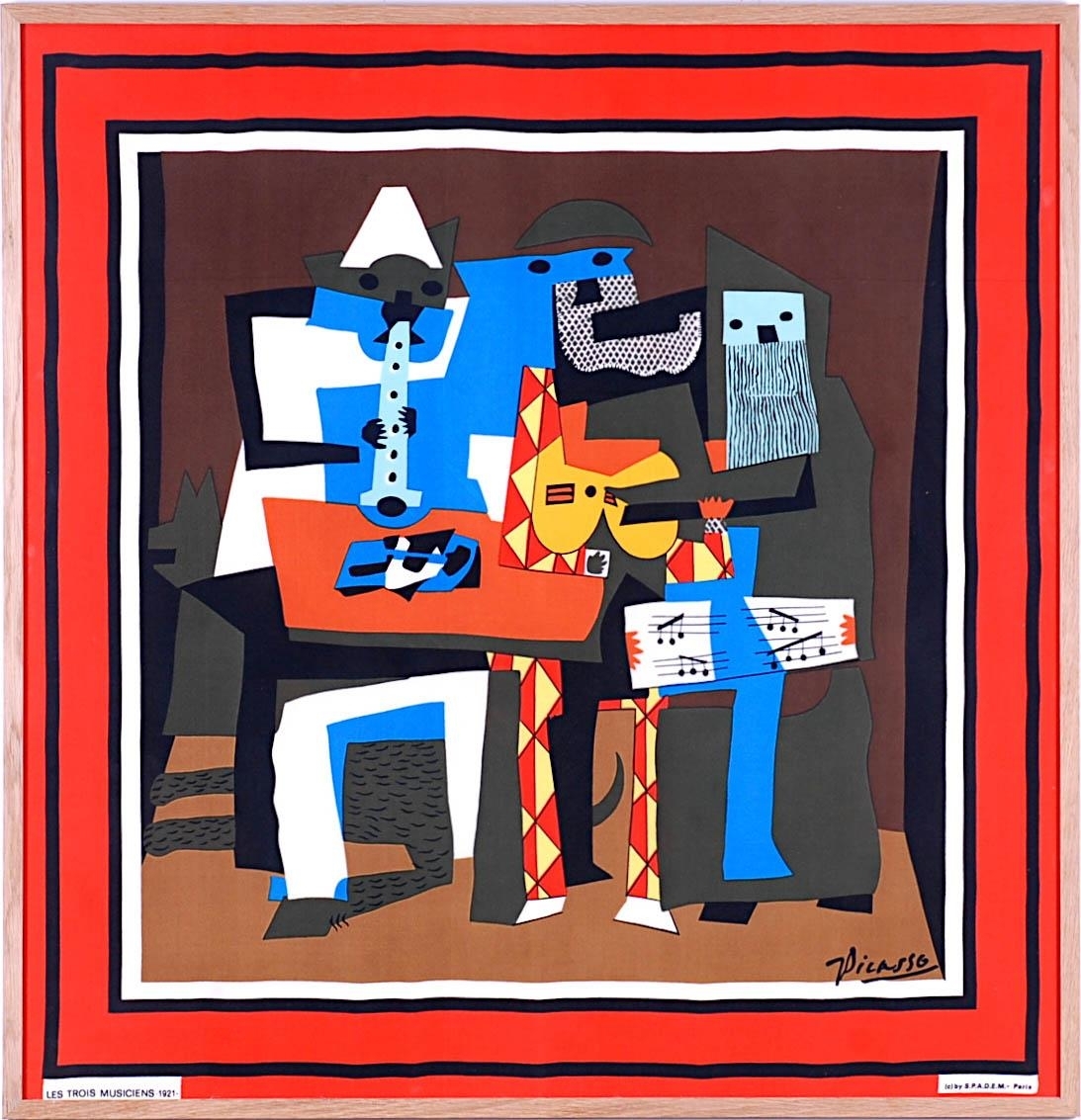 The Musicians Picasso Print Vintage