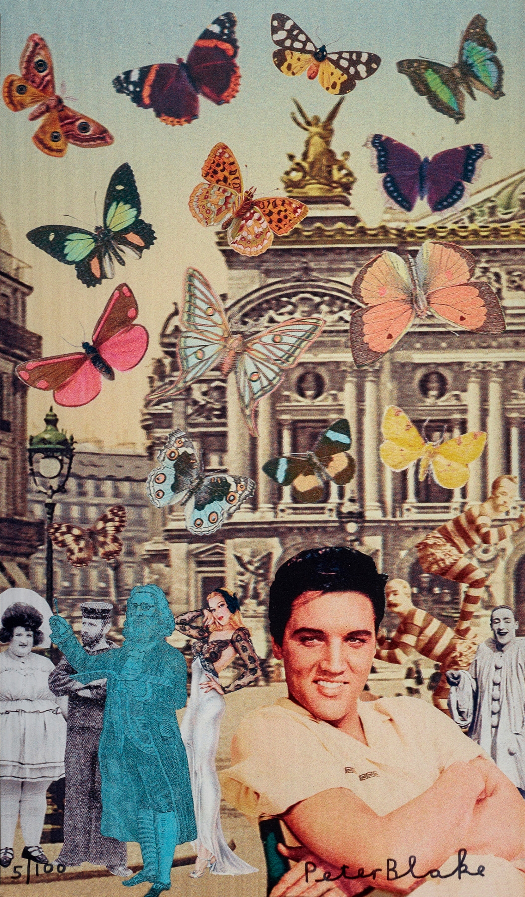 Peter Blake | Elvis in Paris (2019) | MutualArt