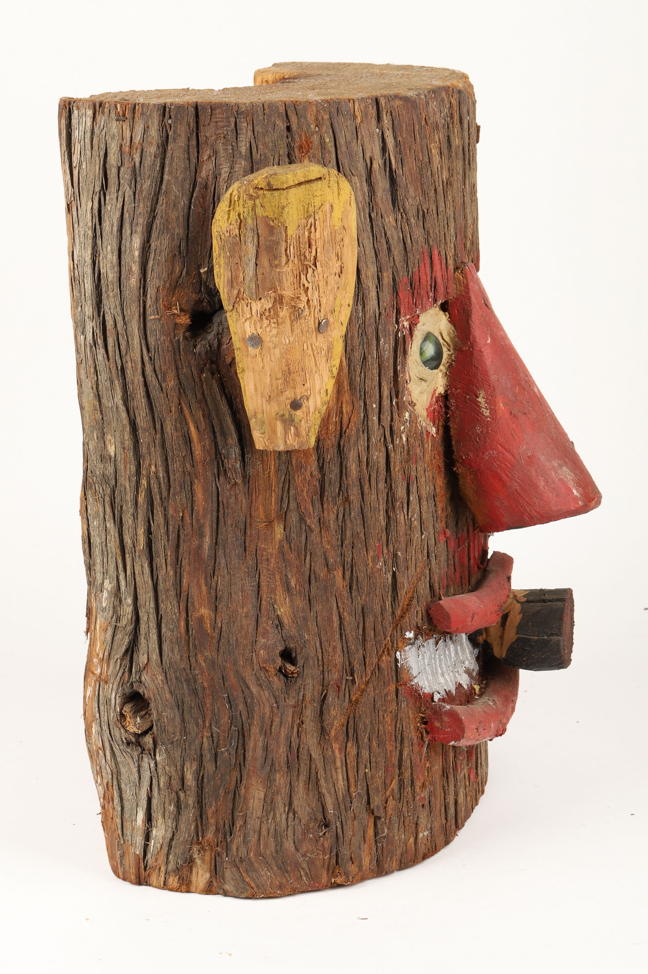 George Cockayne | Cigar-Smoking Log Head | MutualArt