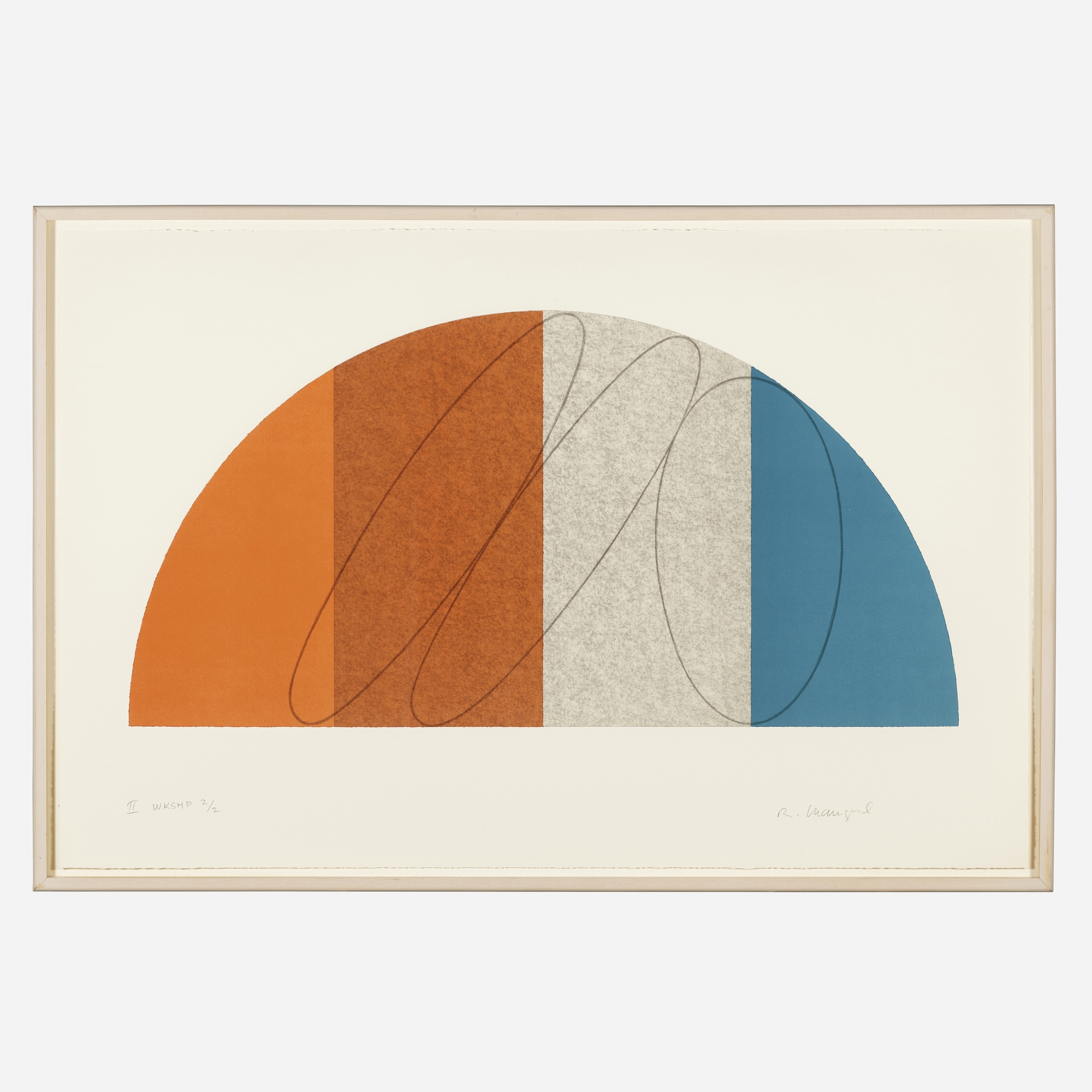 Robert Mangold | Semi-Circle II from Semi-Circle series | MutualArt