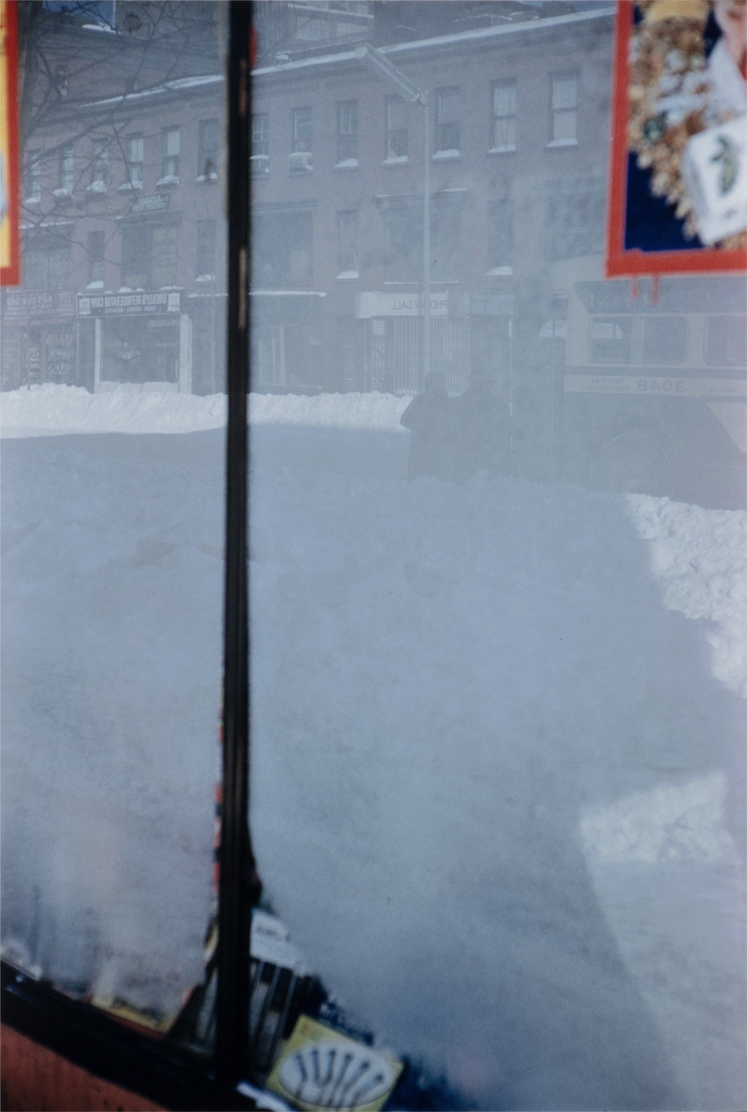 Saul Leiter | Snowy Scene (1958) | MutualArt