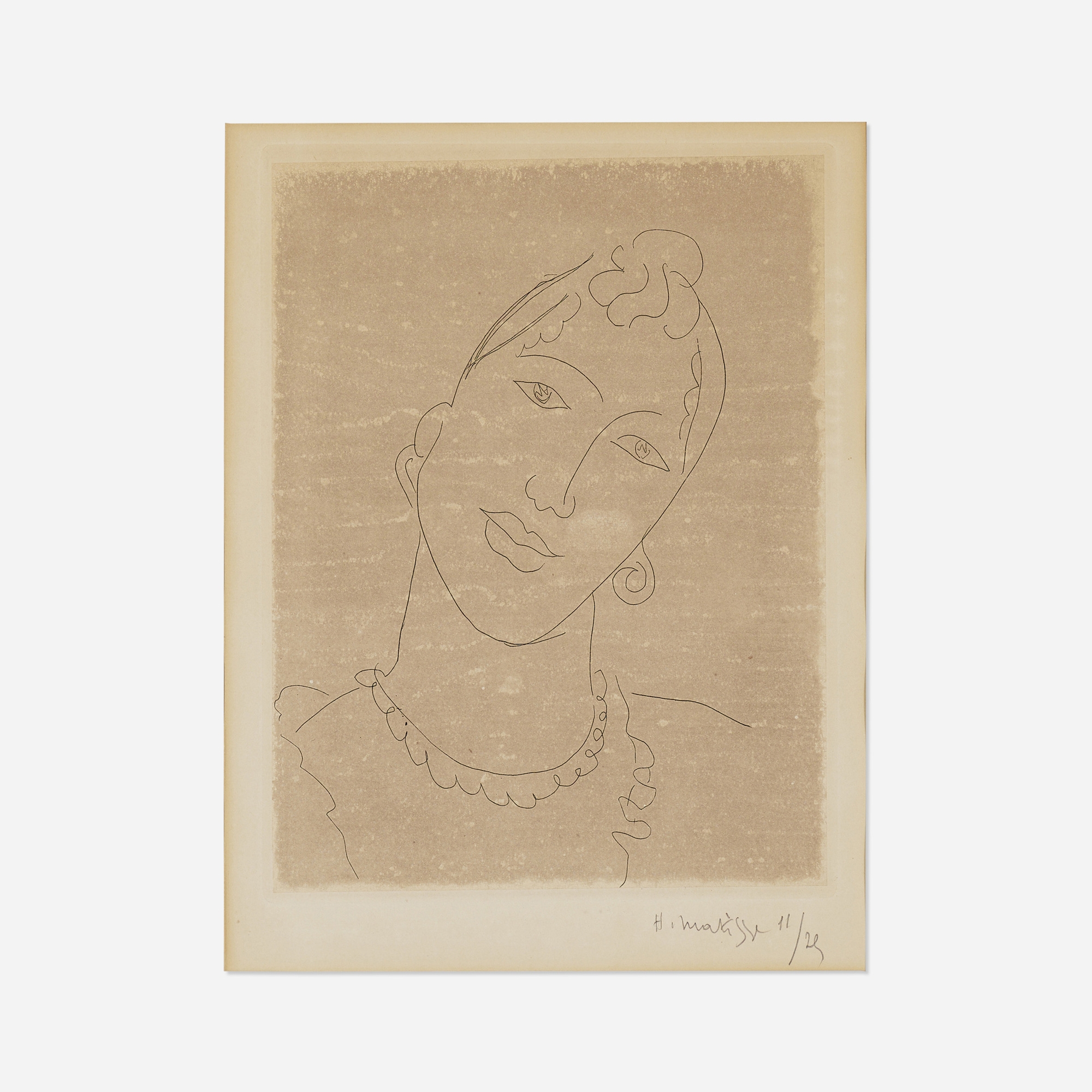 Henri Matisse | Martiniquaise from the Martiniquaise suite (1947 ...