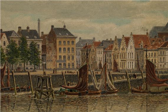 Constant Mommaers | The 'Waterpoort' [Watergate] in Antwerp at Sint ...