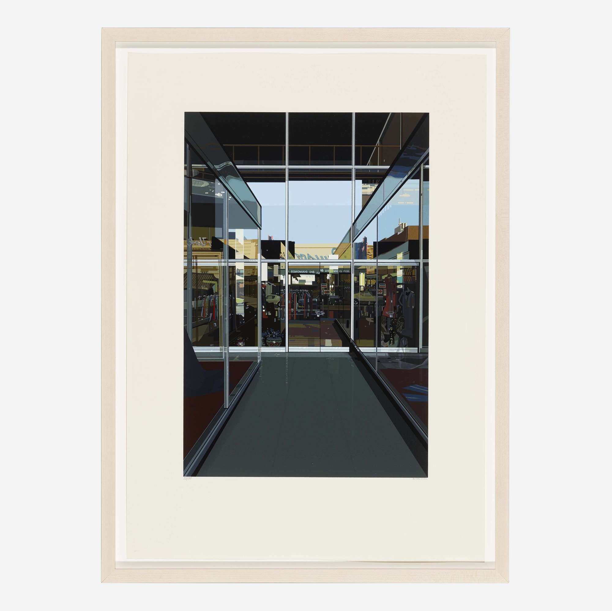 Richard Estes | Big Diamonds from the Urban Landscapes No. 2 portfolio ...