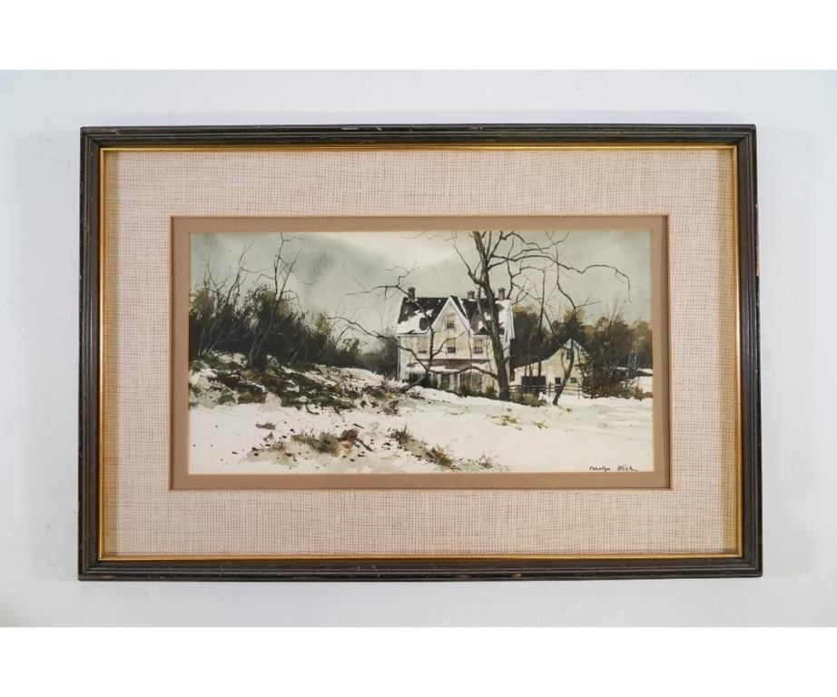 Carolyn Blish | CAROLYN BLISH WINTER LANDSCAPE | MutualArt
