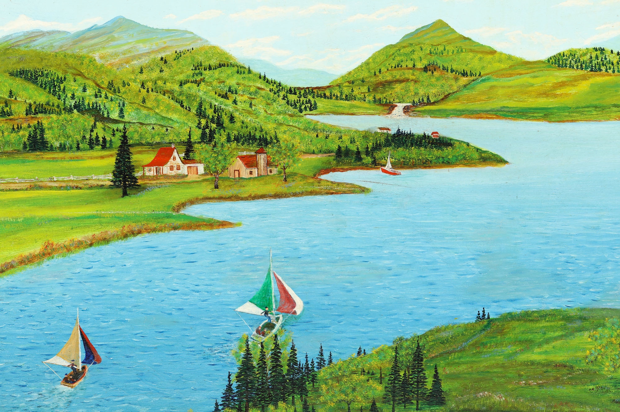 Canadian School, 20th Century | Lake Magog (1940) | MutualArt