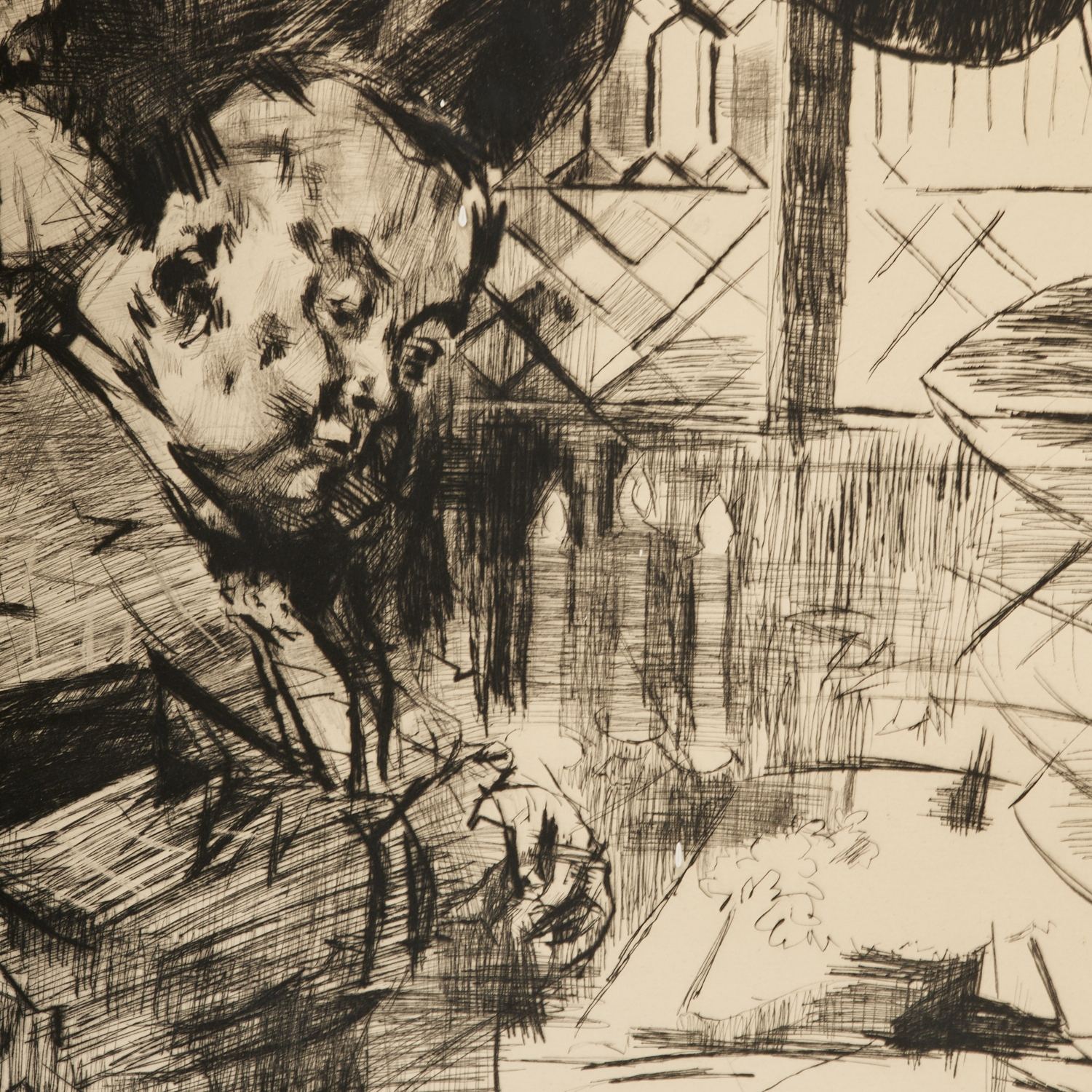 Jack Levine | The Gangster's Funeral II | MutualArt