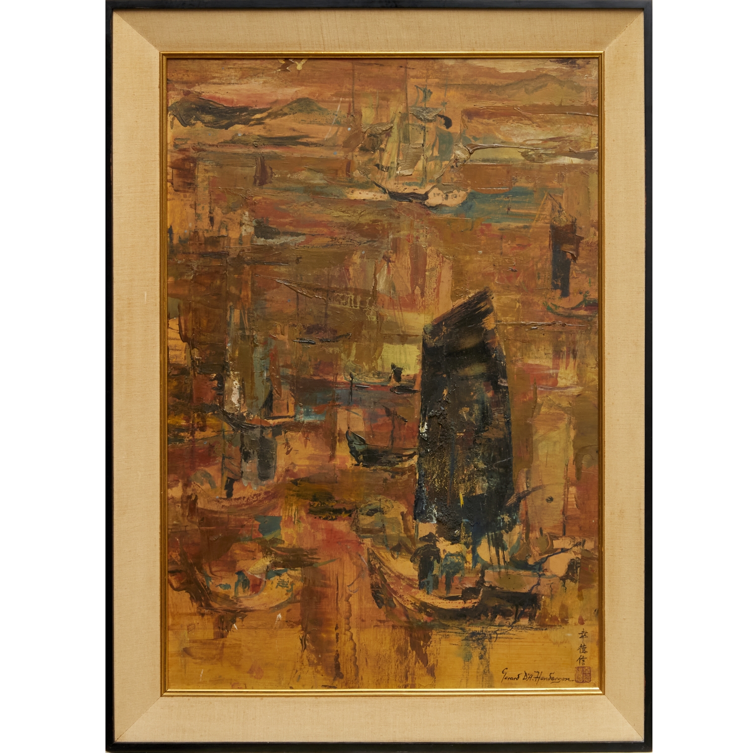 Gerard d'Alton Henderson | Gerard D'A Henderson, large oil on canvas ...