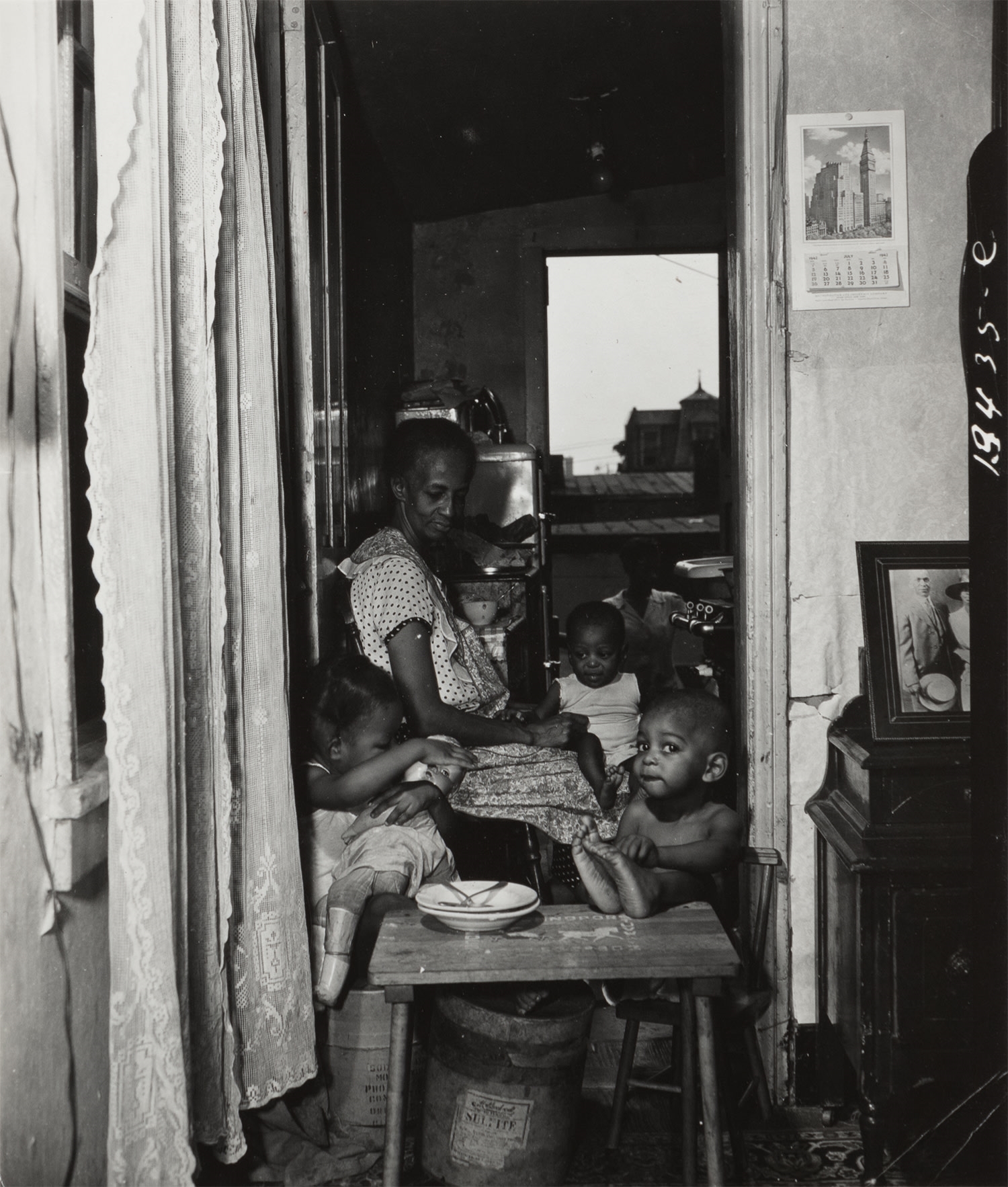 Gordon Parks | Mrs. Ella Watson with three grandchildren and her ...