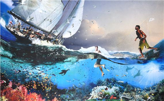 David Mach | Jesus Walking on Water | MutualArt