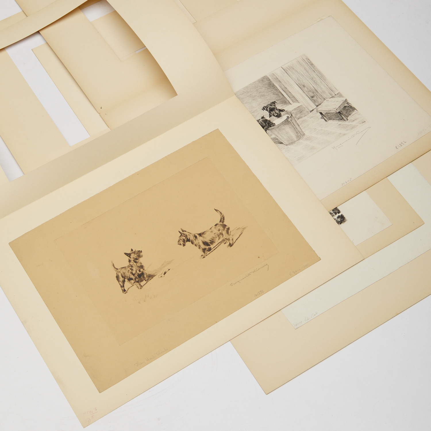 Marguerite Kirmse | Marguerite Kirmse, (4) etchings | MutualArt