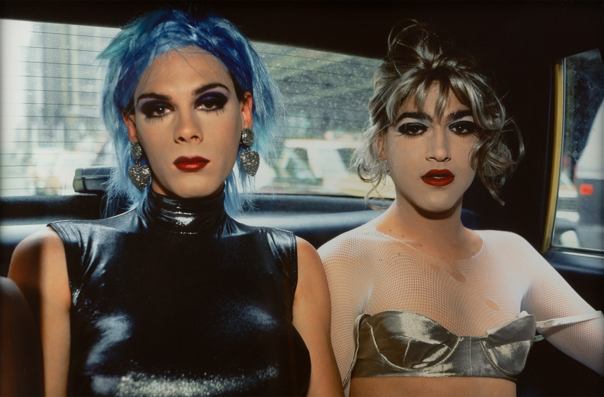Nan Goldin | Jimmy Paulette and Misty in the taxi, NYC (1991) | MutualArt
