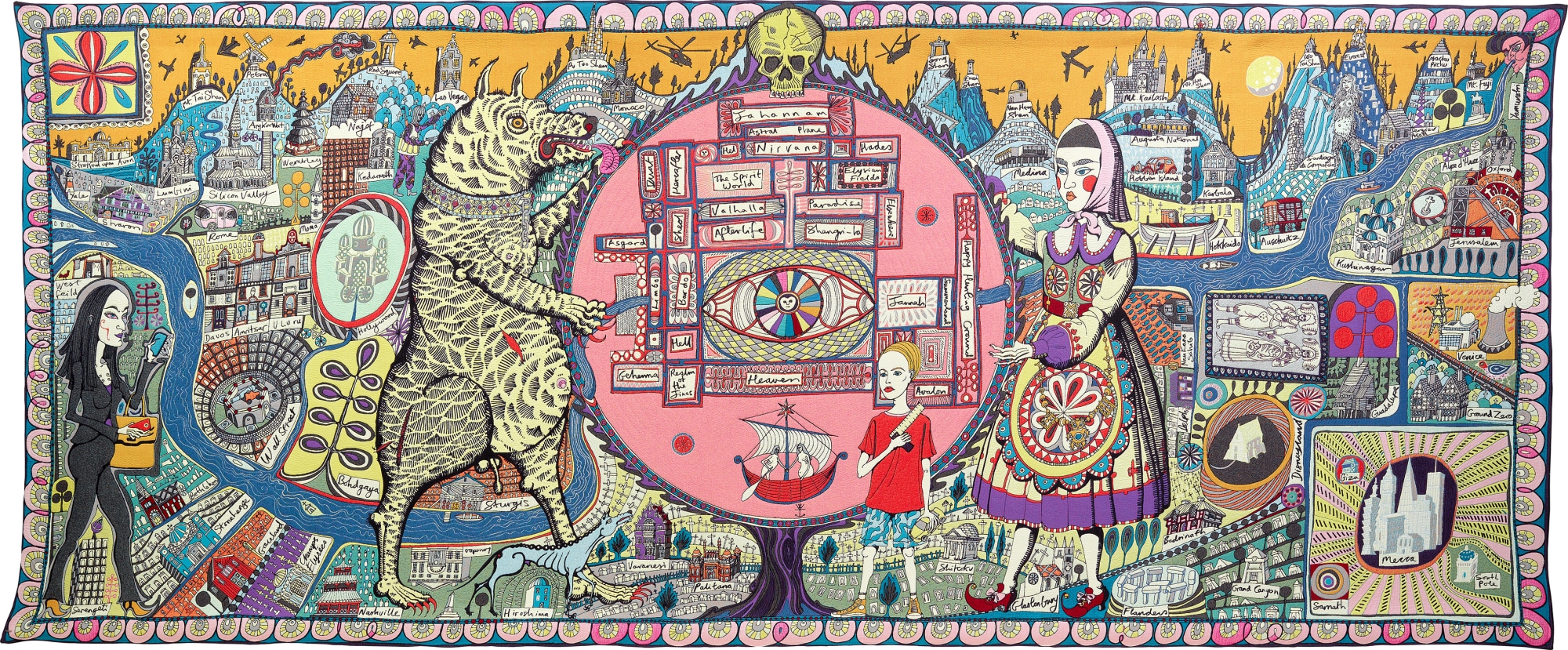 Grayson Perry | Map of Truths and Beliefs (2011) | MutualArt