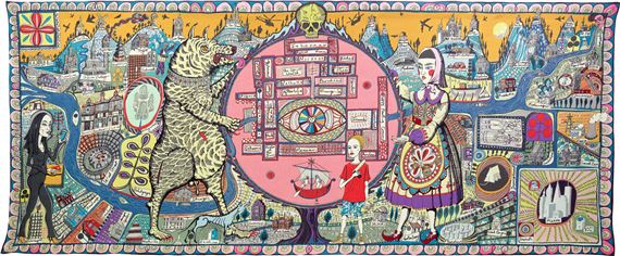 Grayson Perry | Map of Truths and Beliefs (2011) | MutualArt