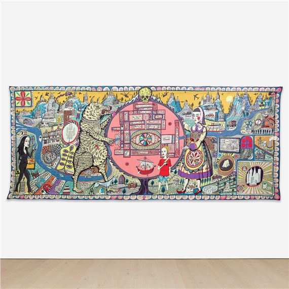 Grayson Perry | Map of Truths and Beliefs (2011) | MutualArt