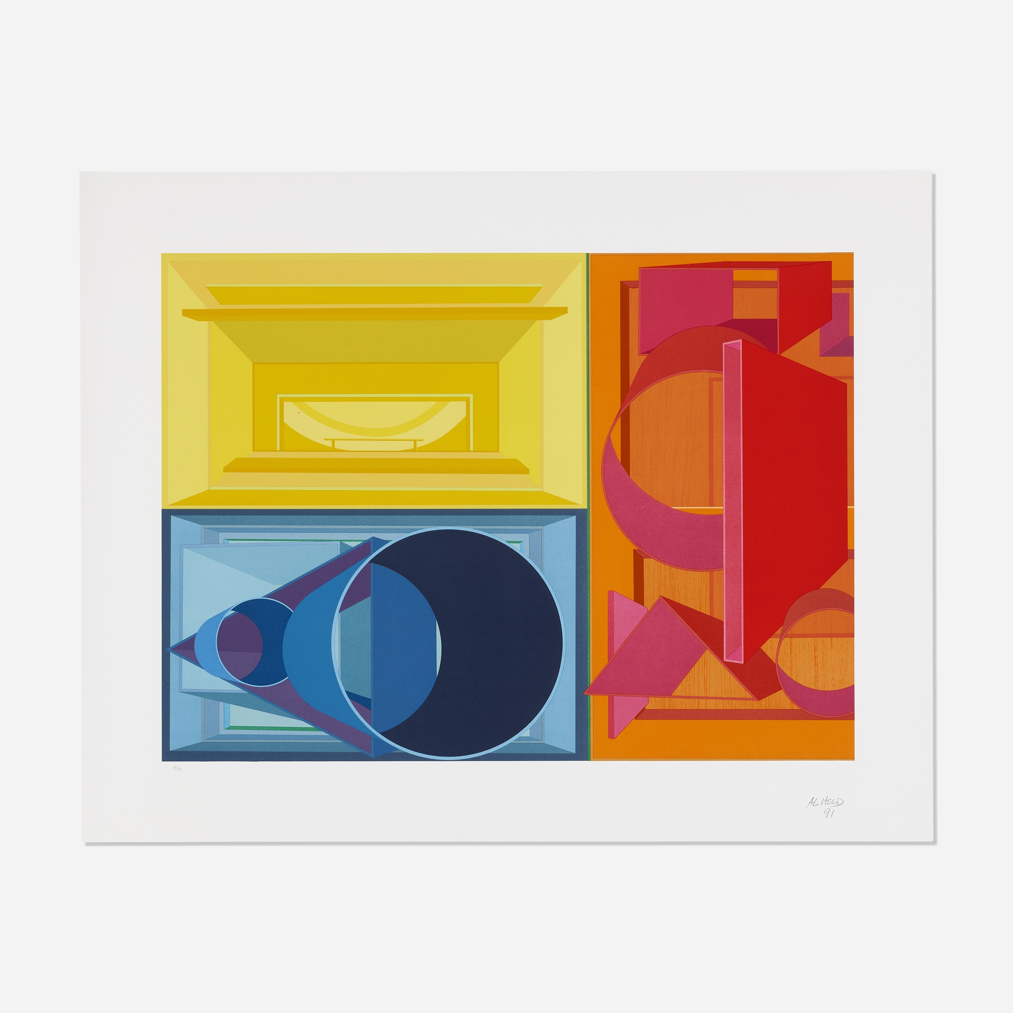 Al Held | Jewel of Dalmatia (1991) | MutualArt