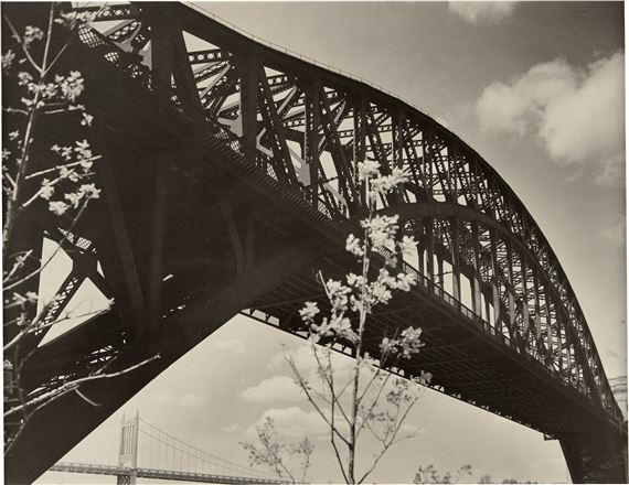 Berenice Abbott | Hell Gate Bridge, Looking Southwest from Astoria Park ...