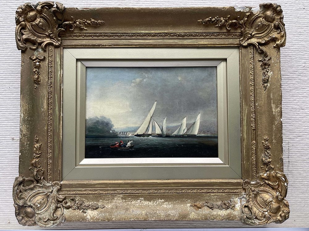 Nicholas Matthew Condy | Yachts racing in an estuary | MutualArt